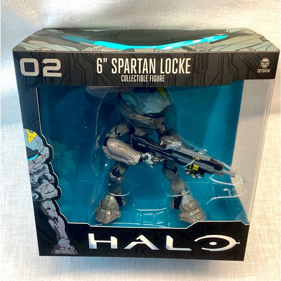 JINX | Other | Halo 2 6 Spartan Locke With Battle Rifle Collectable ...